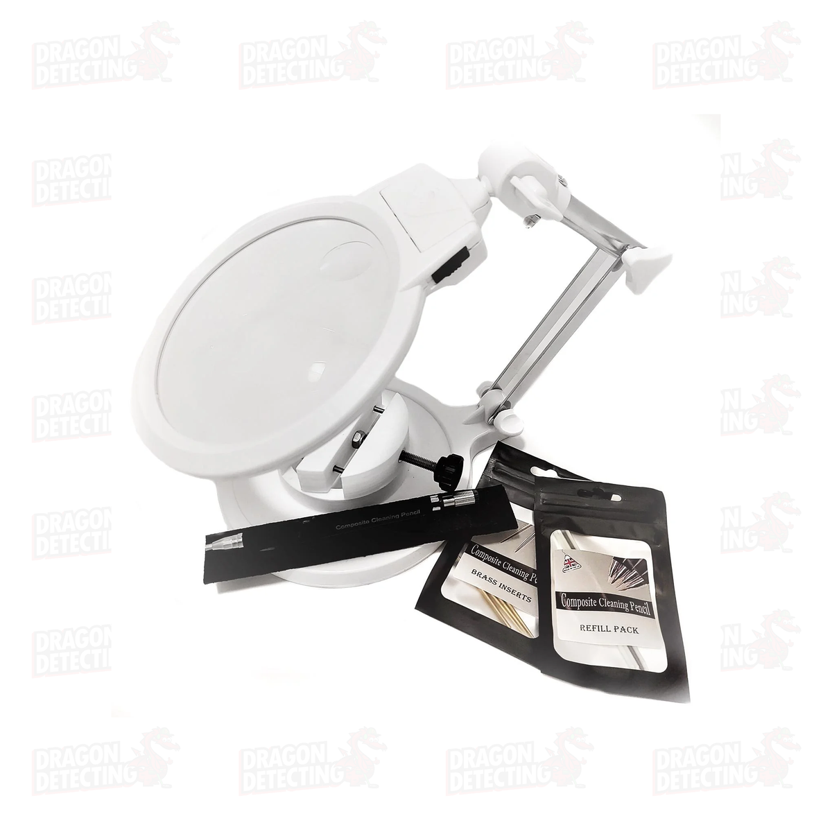 Composite Magnifying Cleaning Station - Starter Kit — Dragon Detecting